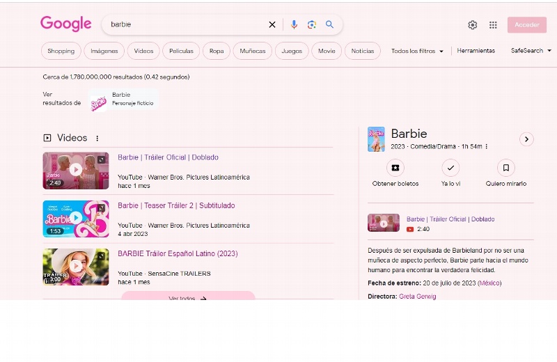 ¡Google se pinta de rosa por Barbie, La Película! | Ya! FM